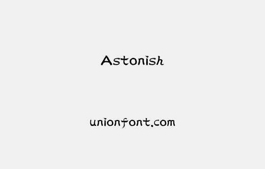 Astonish | 优字网