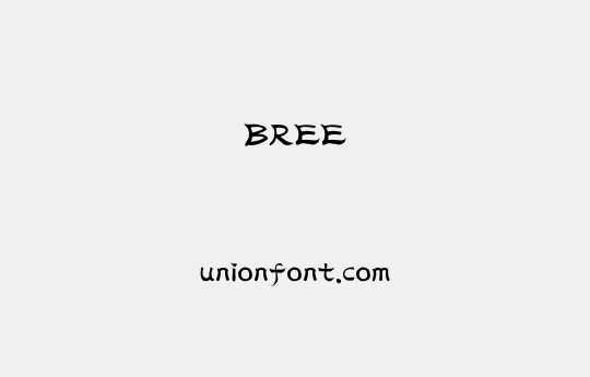 BREE | 优字网