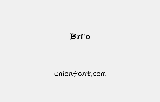 Brilo | 优字网