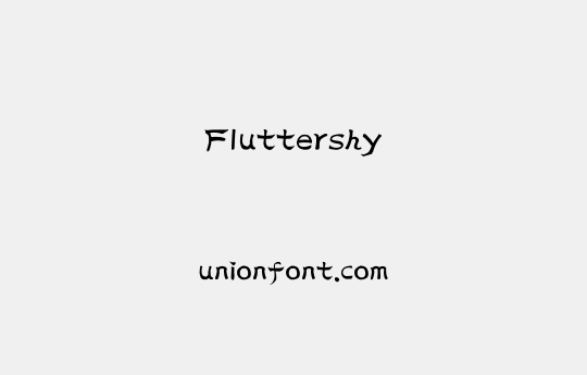 Fluttershy | 优字网