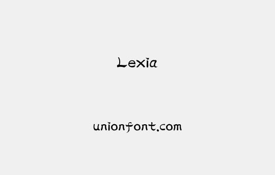 Lexia | 优字网