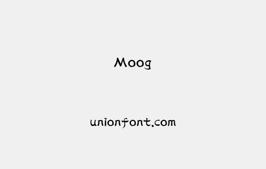 Moog | 优字网