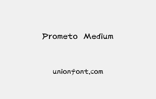 Prometo Medium | 优字网