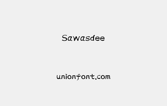 Sawasdee | 优字网