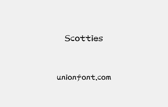 Scotties | 优字网