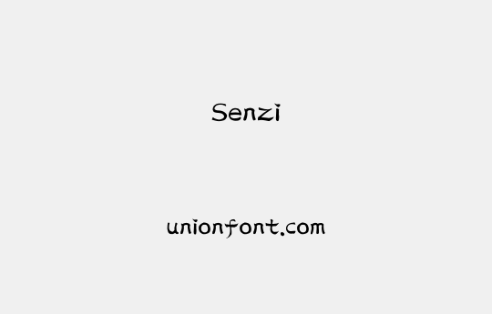 Senzi | 优字网