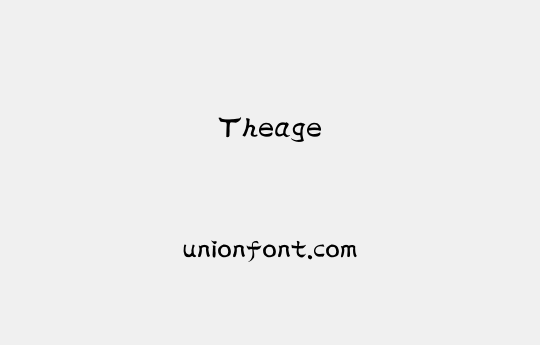 Theage | 优字网