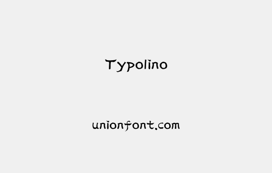 Typolino | 优字网