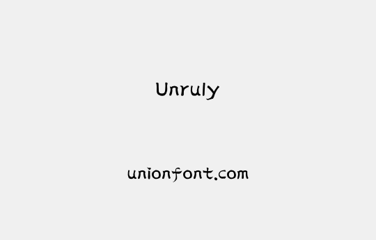 Unruly | 优字网