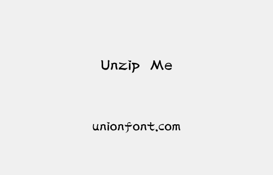 Unzip Me | 优字网