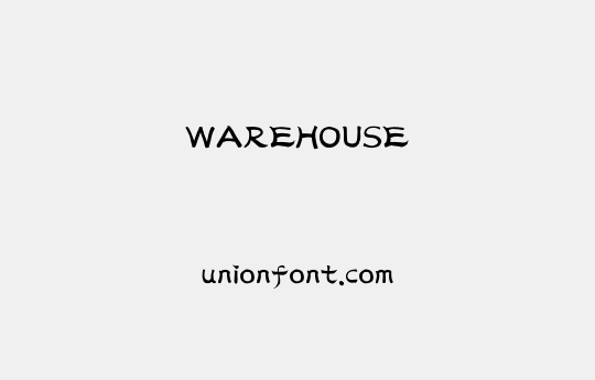 WAREHOUSE | 优字网