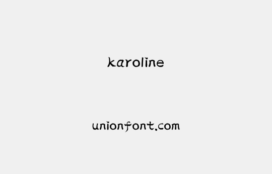 karoline | 优字网